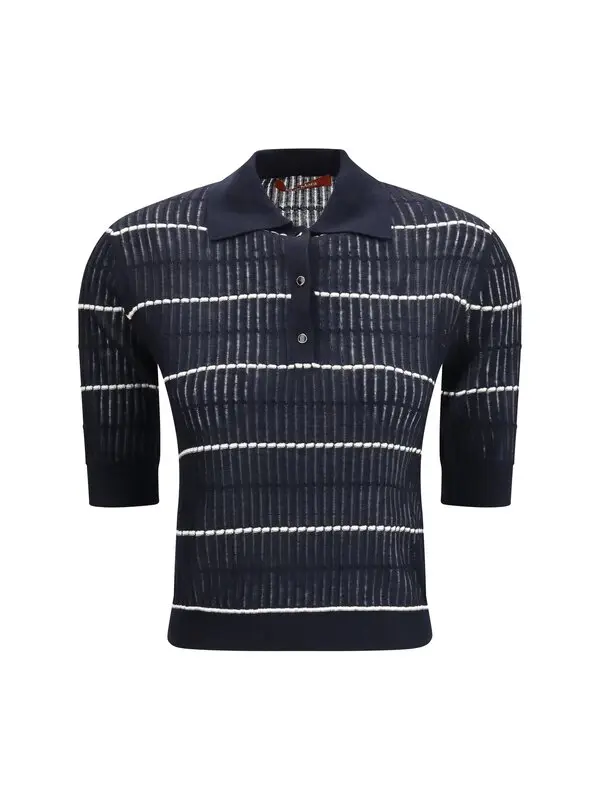 Max Mara Polo Gallo In Wool And Silk