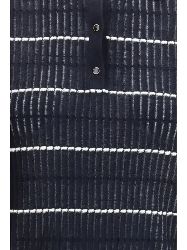 Max Mara Polo Gallo In Wool And Silk