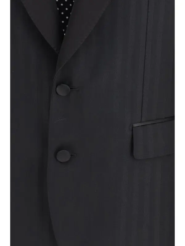 Dolce & Gabbana Striped Peak-lapel Blazer