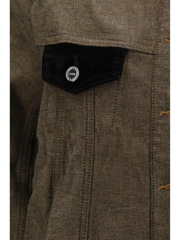 GANNI Neppy Denim Overshirt