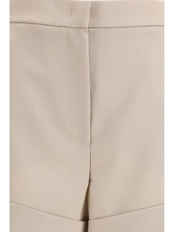 Max Mara Mohair And Silk Canvas Shorts