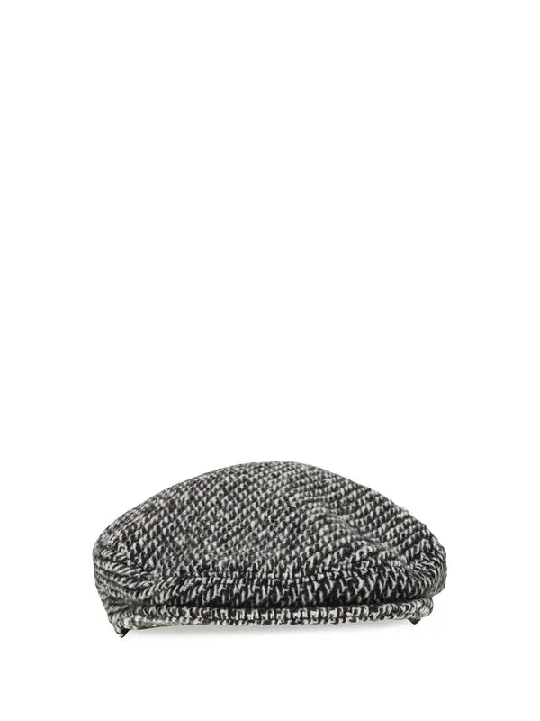 Dolce & Gabbana Wool-blend Flecked Flat Cap - Multicolor