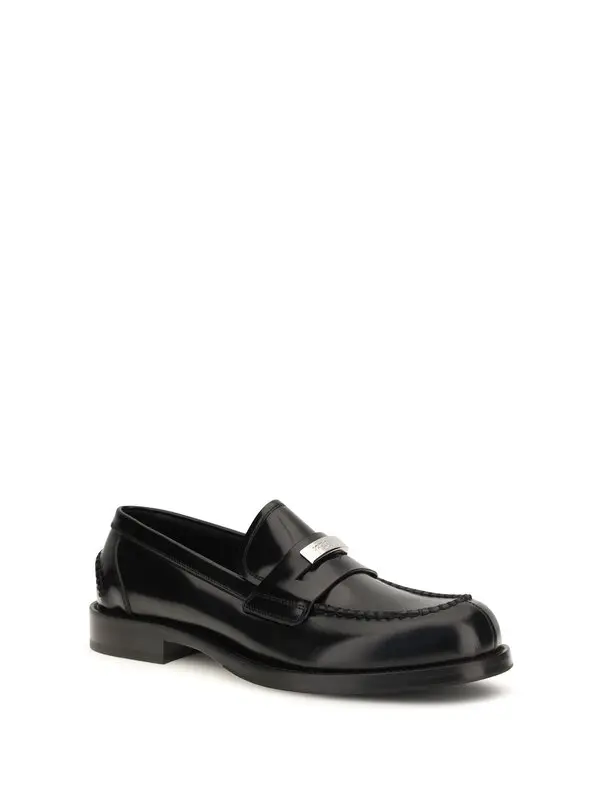 Dolce & Gabbana Calfskin Leather Loafers