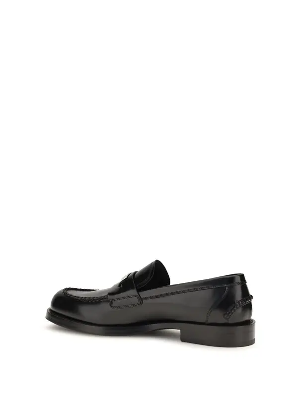 Dolce & Gabbana Calfskin Leather Loafers