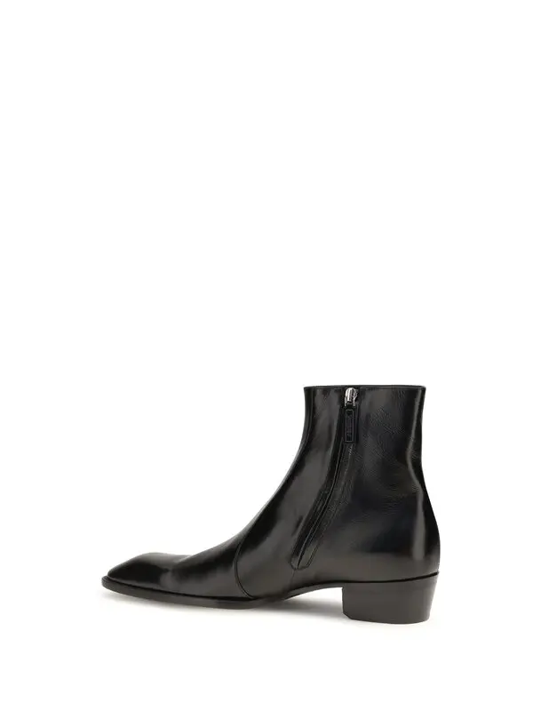 Saint Laurent Aurelien Splendor Ankle Boots