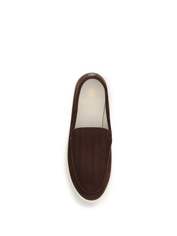 Brunello Cucinelli Suede Loafers - Multicolor