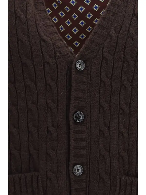Valentino Garavani Virgin Wool V-neck Cardigan