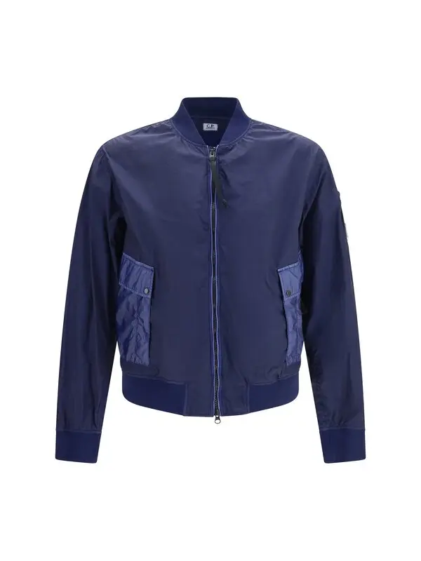 C.P. COMPANY Bi-tm Mixed Lens Bomber Jacket