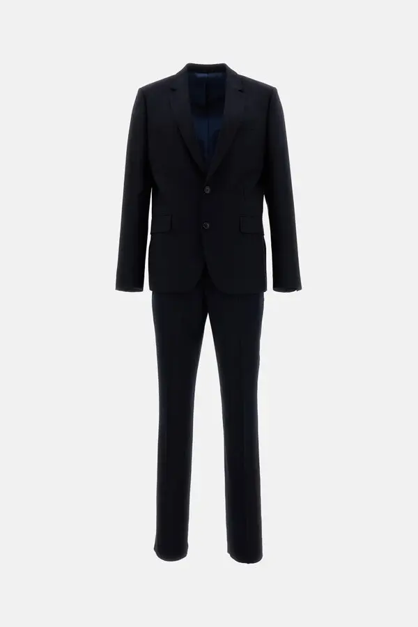 Paul Smith Abito Due Bottoni In Twill Di Lana Tailored Fit