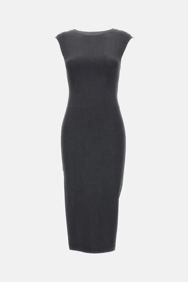 Jacquemus Abito La Robe Alba Midi - Grey