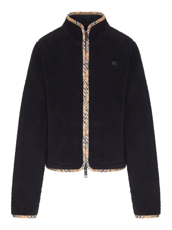 Burberry Teddy Fleece Jacket - Black