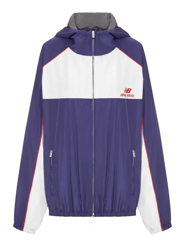 NEW BALANCE X MIU MIU Technical Poplin Windbreaker Featuring Coco Gauff - Multicolor