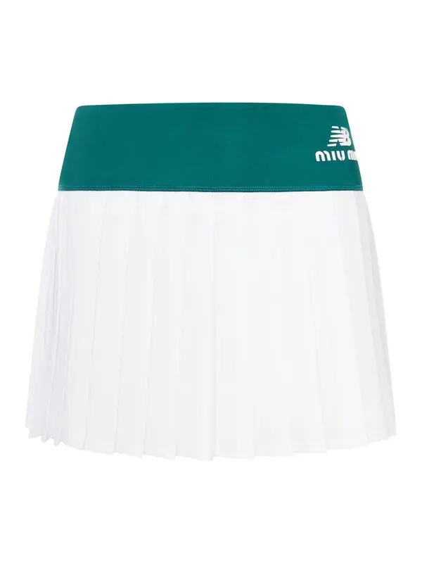 Miu Miu New Balance X Pleated Tennis Skirt Featuring Coco Gauff - Multicolor