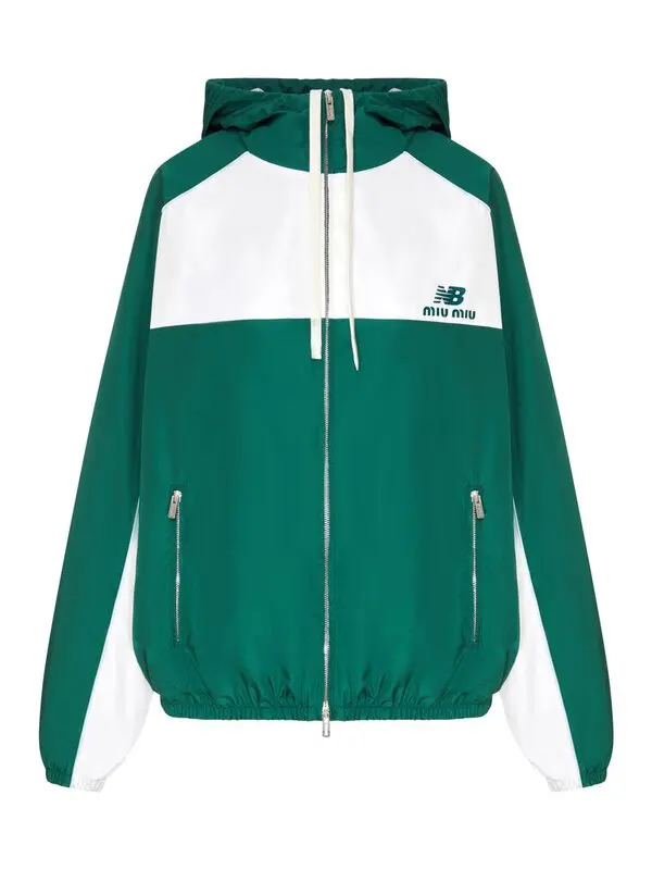 NEW BALANCE X MIU MIU Technical Poplin Windbreaker Featuring Coco Gauff - Multicolor