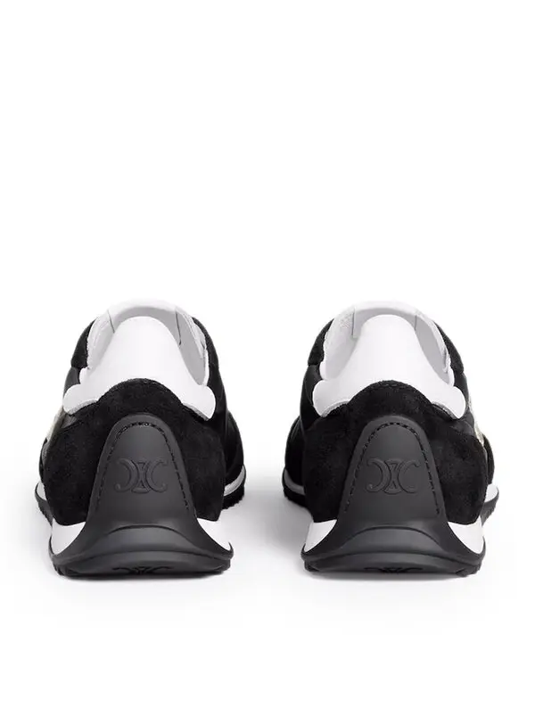 Celine Low Racer Sneaker With Triomphe