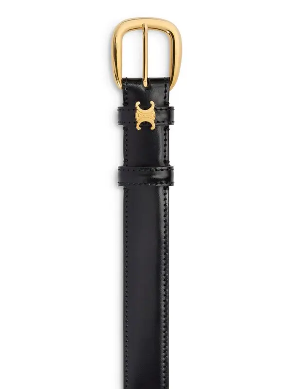 Celine Vivienne Medium 25mm Tauralillon Leather Belt