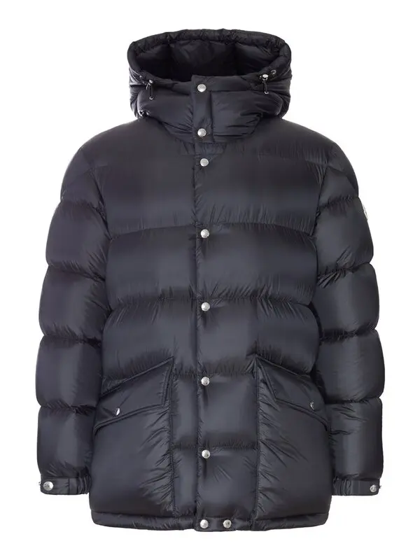 Moncler Orelith Long Down Jacket With Hood - Black