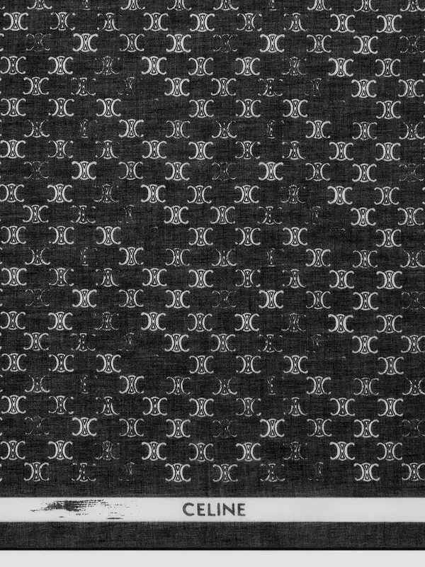 Celine Bandana Cotton Foulard - Multicolor