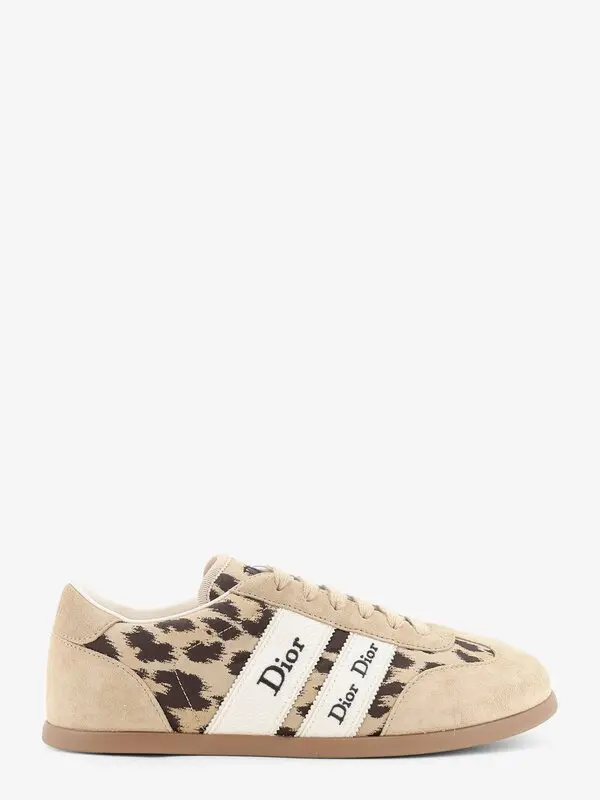 Dior Ribbon Sneaker In Suede - Multicolor