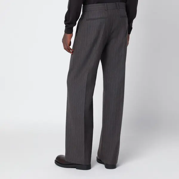 Our Legacy Striped Slack Pants In Wool And Cotton