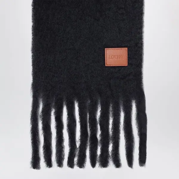 Loewe Scarf In Mohair And Wool Blend