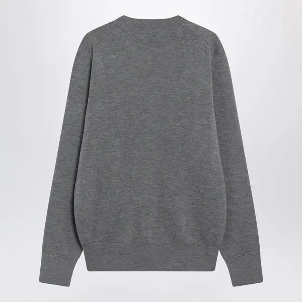 AMI Paris Grey De Coeur Sweater