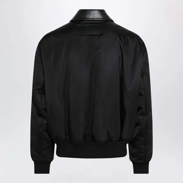Balenciaga Zip-up Bomber Jacket In Cotton Blend
