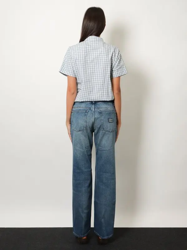 Miu Miu Blue Denim Jeans