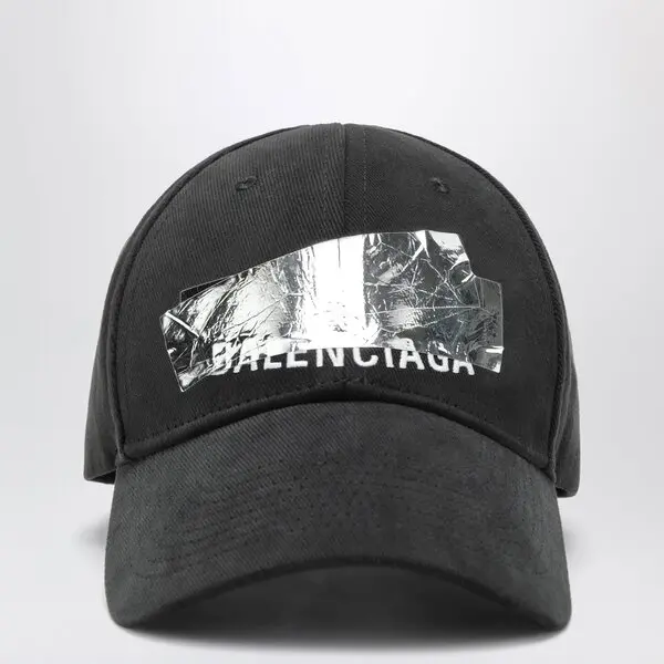 Balenciaga Baseball Cap With Graphic Logo Patch