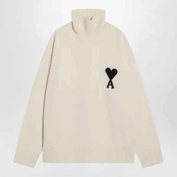 AMI Paris De Coeur Turtleneck Sweater