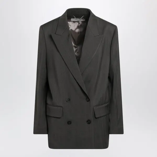 GOLDEN GOOSE Journey Blazer In Viscose And Wool Blend - Green