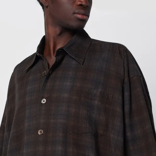 Our Legacy Borrowed Checked Cotton Shirt