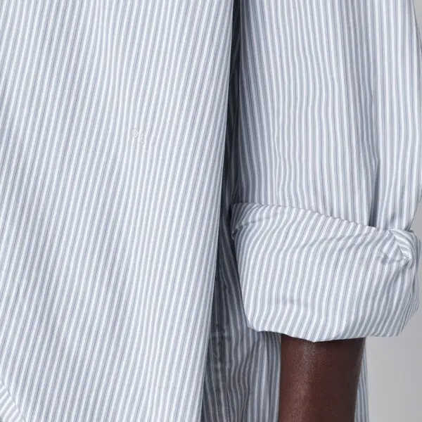 Our Legacy Above Striped Cotton Poplin Shirt