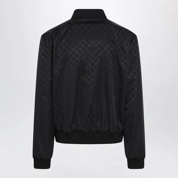 Gucci Reversible Zip-up Jacket In Lightweight Silk Faille