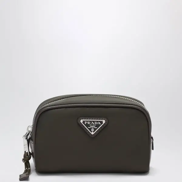 Prada Camouflage Speedrock Pouch In Re-nylon And Leather