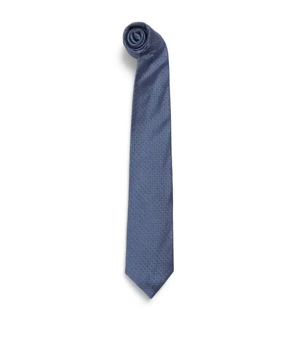 Corneliani Silk Jacquard Tie - Blue