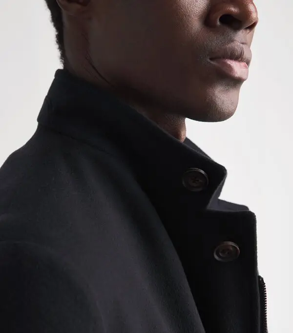 Corneliani Virgin Wool High-neck Jacket