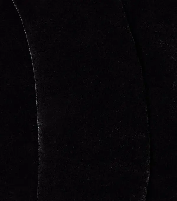 Costarellos Velvet Elvie Cropped Jacket