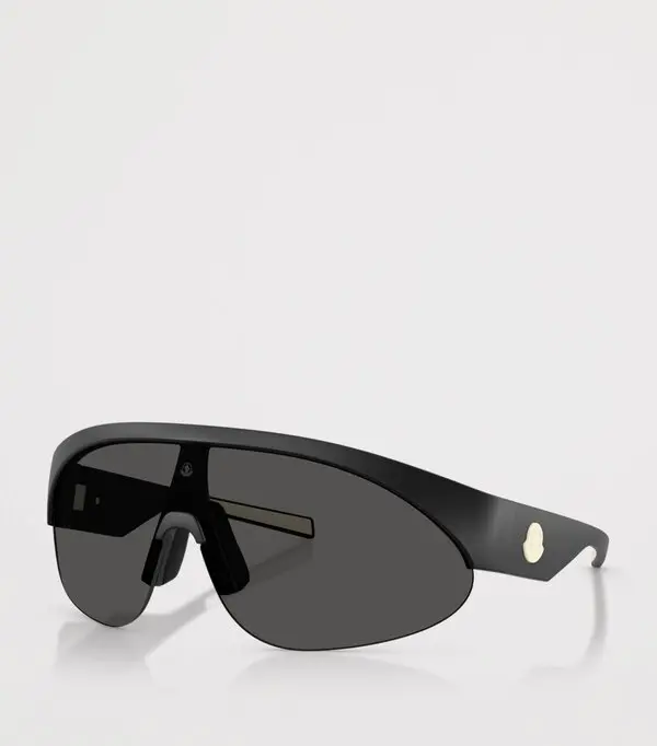 Moncler Myrr Oval Sunglasses - Black