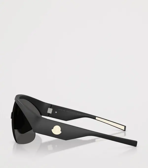 Moncler Myrr Oval Sunglasses - Black