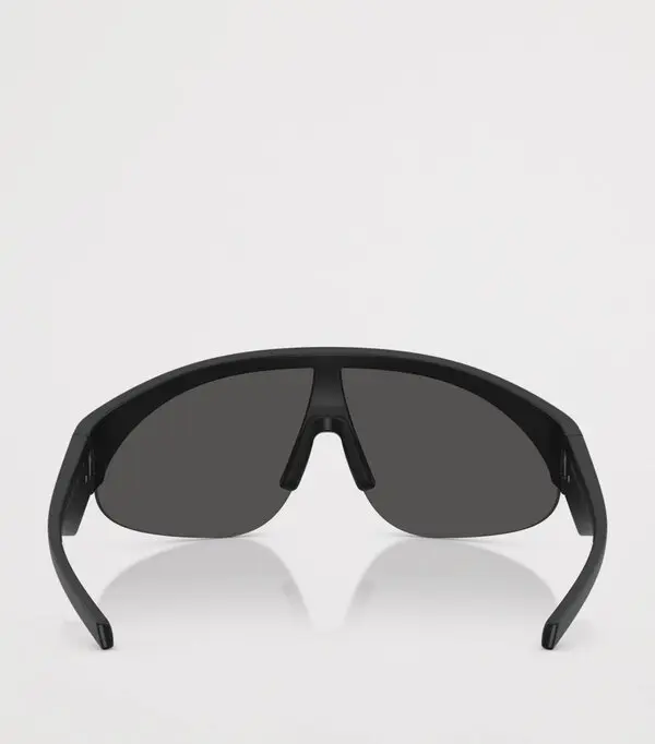 Moncler Myrr Oval Sunglasses - Black