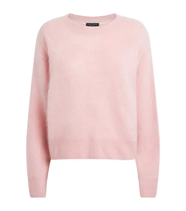 Rag & Bone Brushed Cashmere Jada Crewneck Sweater