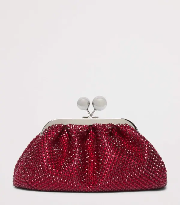 Max Mara Embellished Pasticcino Clutch Bag
