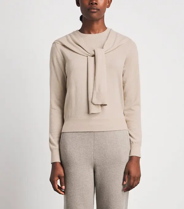 Arch4 Cashmere Tie-front Sonja Sweater