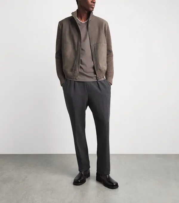 Corneliani Cotton Double-neckline T-shirt