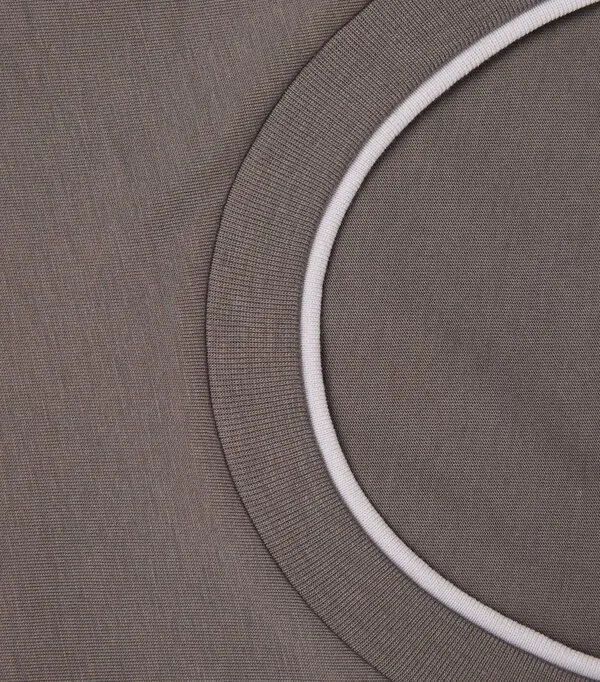 Corneliani Cotton Double-neckline T-shirt