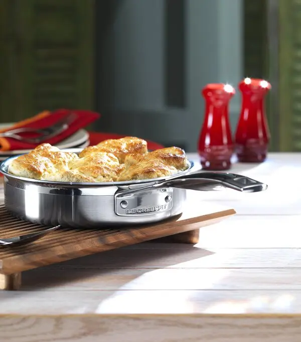 LE CREUSET 3-ply Stainless Steel Sauté Pan