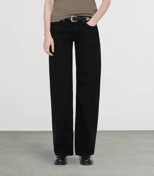 ALLSAINTS Nico Low-rise Wide-leg Jeans