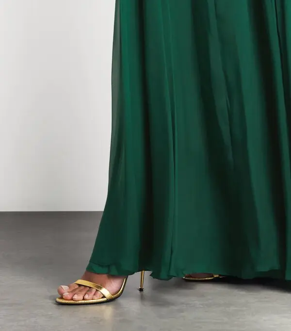 Zuhair Murad Silk Embellished Sleeveless Gown