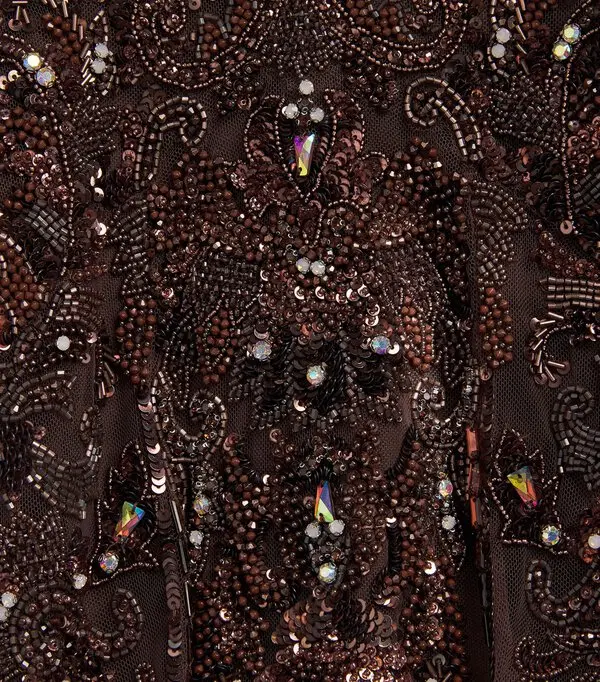 Zuhair Murad Embellished Open-back Gown
